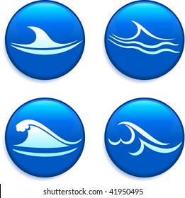 Wave Icons On Internet Buttons Stock Vector (Royalty Free) 41950495 ...
