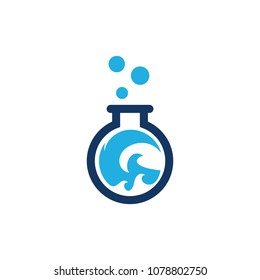 Wave Lab Logo Icon Design Stock Vector (Royalty Free) 1078802750 ...