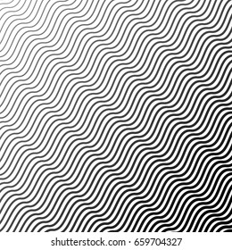 Wave Line Black Background Design Element Stock Vector (Royalty Free ...