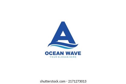 Wave Logo Design Inspiration Vector Letter Stock Vector (Royalty Free ...
