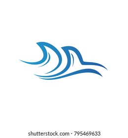 Wave Ocean Water Logo Stock Vector (Royalty Free) 795469633 | Shutterstock