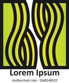 Wave Shape Logo Vector Design Stock Vector (Royalty Free) 1568148523 ...