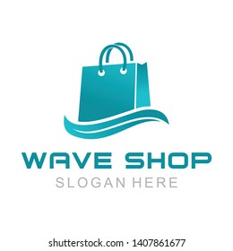 Wave Shop Logo Vector Inspiration Stock Vector (Royalty Free ...