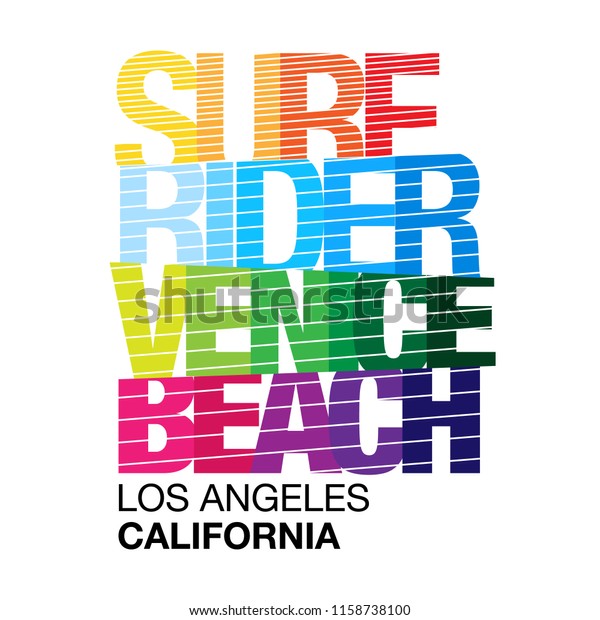 Wave Surfing Lettering Design Vector Placement Stock Vector (Royalty ...