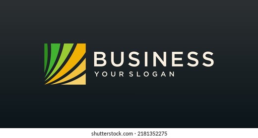 Wave Swoosh Logo Vector Design Stock Vector (Royalty Free) 2181352275 ...