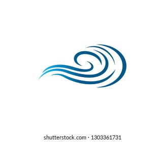 Wave Symbol Illustration Stock Vector (Royalty Free) 1303361731 ...