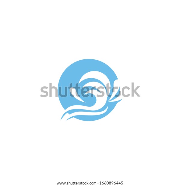 Waves Icons Vector Symbols Ocean Sea Stock Vector (Royalty Free ...