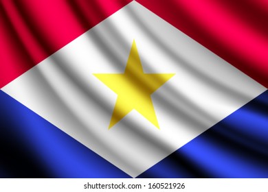 Waving Flag Saba Stock Vector (Royalty Free) 160521926 | Shutterstock