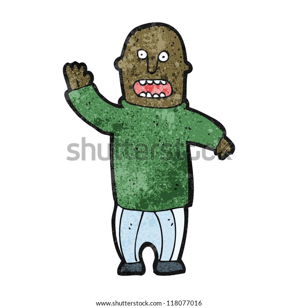 Waving Man Cartoon Stock Vector (Royalty Free) 118077016 | Shutterstock