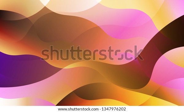 Wavy Background Cover Page Landing Page Stock Vector (Royalty Free ...