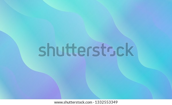 Wavy Background Pastel Color Design Fluid Stock Vector (Royalty Free ...