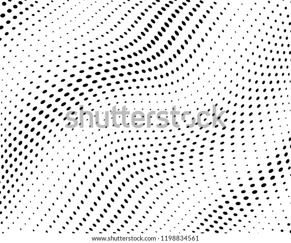 Wavy Dotted Lines Background Pattern Dots Stock Vector (Royalty Free ...