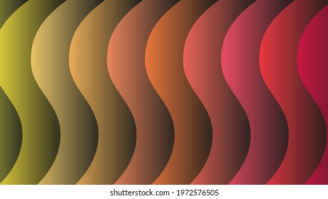 Wavy Lines Colorful Abstract Background Stock Vector (Royalty Free ...