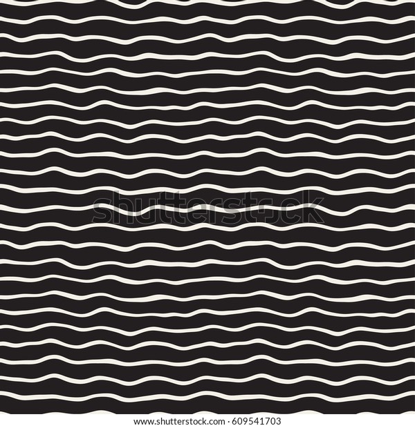 Wavy Ripple Hand Drawn Lines. Abstract Geometric Background Design ...