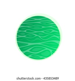 Wavy Water Texture Circle Ocean Waves Stock Vector (Royalty Free ...