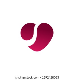 Way Heart Logo Design Vector Image Stock Vector (Royalty Free ...