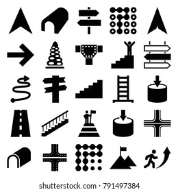 Way Icons Set 25 Editable Filled Stock Vector (Royalty Free) 791497384 ...