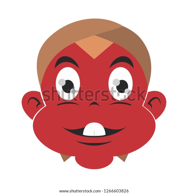 Wayang Cepot Indonesian Puppet Stock Vector (Royalty Free) 1266603826