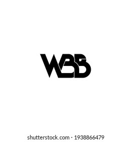 Wbb Letter Original Monogram Logo Design Stock Vector (Royalty Free ...