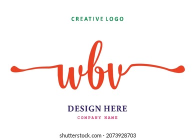 Wbv Lettering Logo Simple Easy Understand Stock Vector (Royalty Free ...