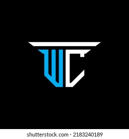 Wc Letter Logo Creative Design Vector Stock Vector (Royalty Free ...