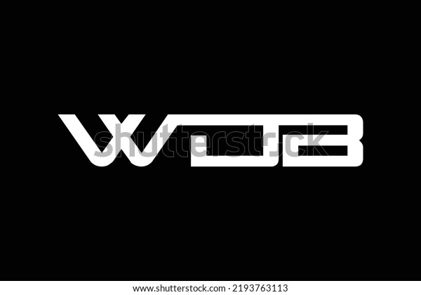 Wdb Logo This Logo Which Uses Stock Vector (Royalty Free) 2193763113 ...