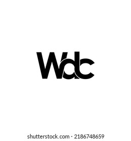 Wdc Letter Original Monogram Logo Design Stock Vector (Royalty Free ...