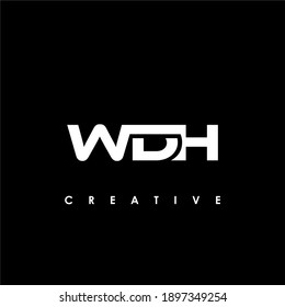 Wdh Letter Initial Logo Design Template Stock Vector (Royalty Free ...