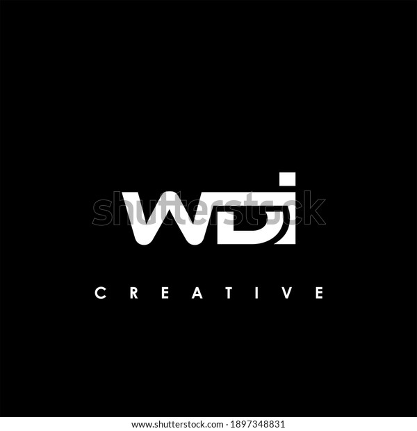 Wdi Letter Initial Logo Design Template Stock Vector (Royalty Free ...