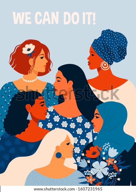 We Can Do Poster International Womens Stock Vector (Royalty Free ...