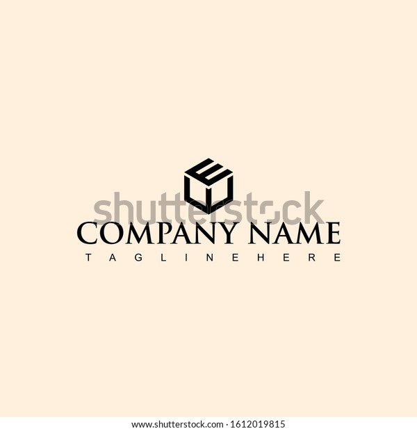 We Font Logo Design Illustration Vector Stock Vector (Royalty Free ...