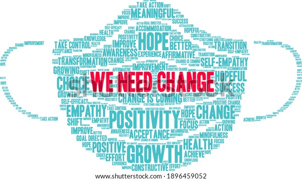 We Need Change Word Cloud On Stock Vector (Royalty Free) 1896459052 ...
