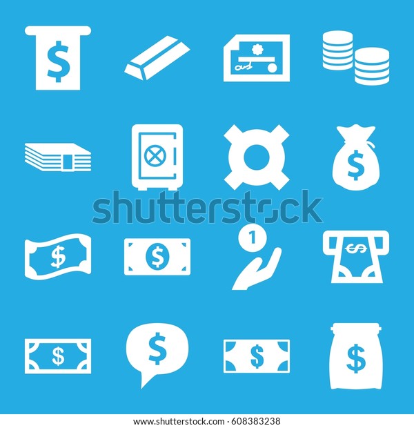 Wealth Icons Set Set 16 Wealth Stock Vector (Royalty Free) 608383238 ...