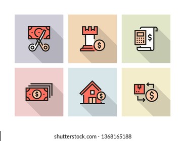 Wealth Management Icon Concept Stock Vector (Royalty Free) 1368165188 ...