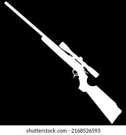 Weapon Rifle Gun Sight Vector Stock Vector (Royalty Free) 2168526593 ...