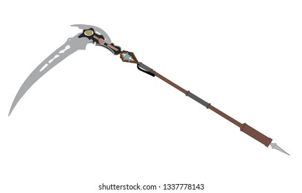 Weapon Spit Cartoon Style Tool Death Stock Vector (Royalty Free ...