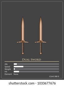 188 Dual Swords Stock Vectors, Images & Vector Art | Shutterstock