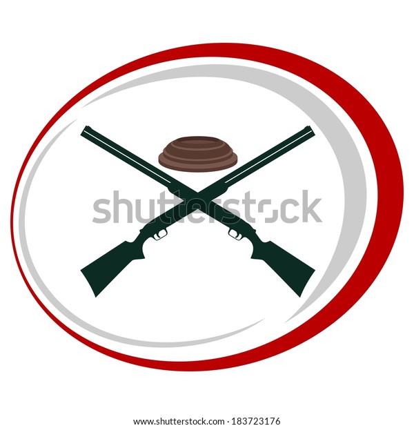 Weapons Sporting Events Clay Target Shooting Stock Vector (Royalty Free ...