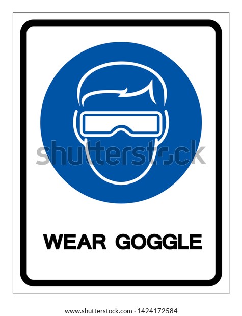 Wear Goggle Symbol Sign Vector Illustration Stock Vector (Royalty Free ...