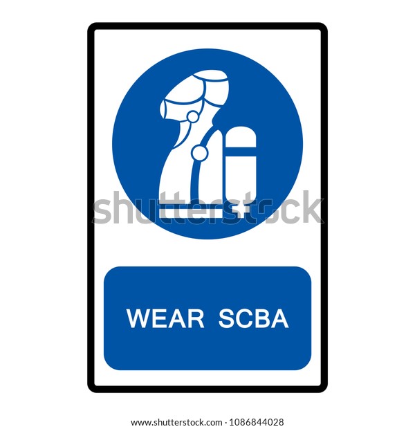 Wear Scba Self Contained Breathing Apparatus Stock Vector (Royalty Free ...