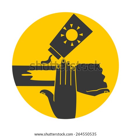 Wear Sunscreen Sign Vector Illustration Stock Vector (Royalty Free ...