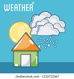 Weather Forecast Stock Vector (Royalty Free) 1110712367 | Shutterstock
