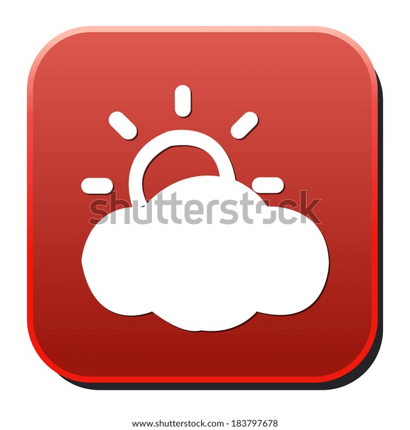Weather Icon Button Stock Vector (Royalty Free) 183797678 | Shutterstock