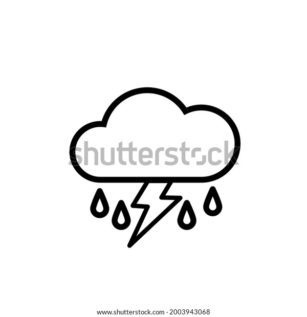Weather Icon Vector Logo Template Illutrator Stock Vector (Royalty Free ...