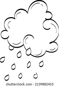 Weather Line Art Use Poster Card Stock Vector (Royalty Free) 2139882453 ...