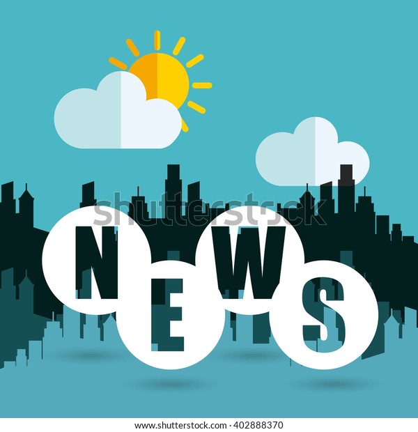 Weather News Design Stock Vector (Royalty Free) 402888370 | Shutterstock