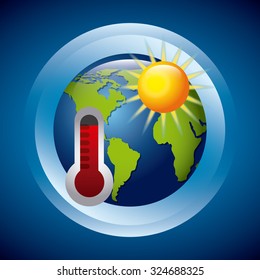 Weather Report Design Vector Illustration Eps10 Stock Vector (Royalty ...