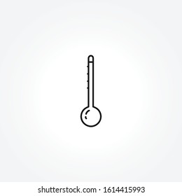 Weather Thermometer Icon On White Background Stock Vector (Royalty Free ...