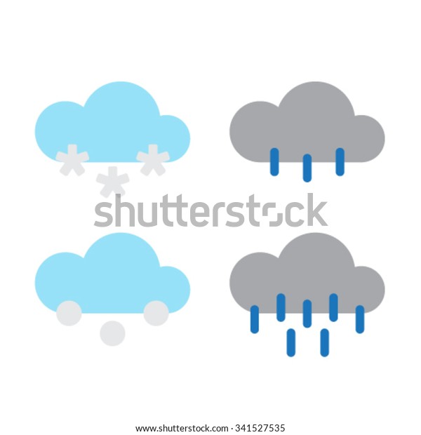 Weather Widget Icons Stock Vector (Royalty Free) 341527535 | Shutterstock