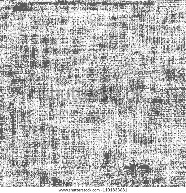 Weathered Linen Monochrome Background Distressed Fabric Stock Vector ...